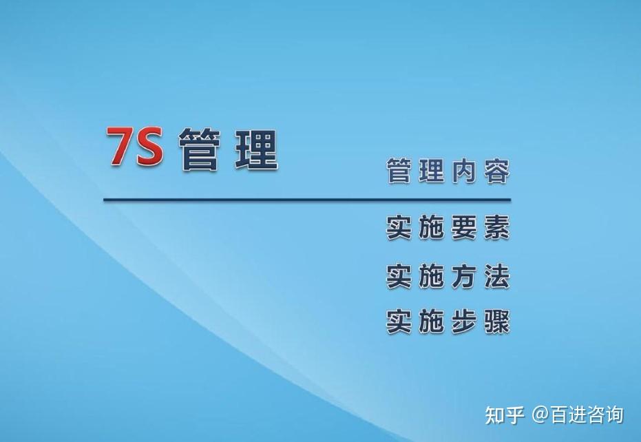 7S管理如何组织推行？ - 知乎