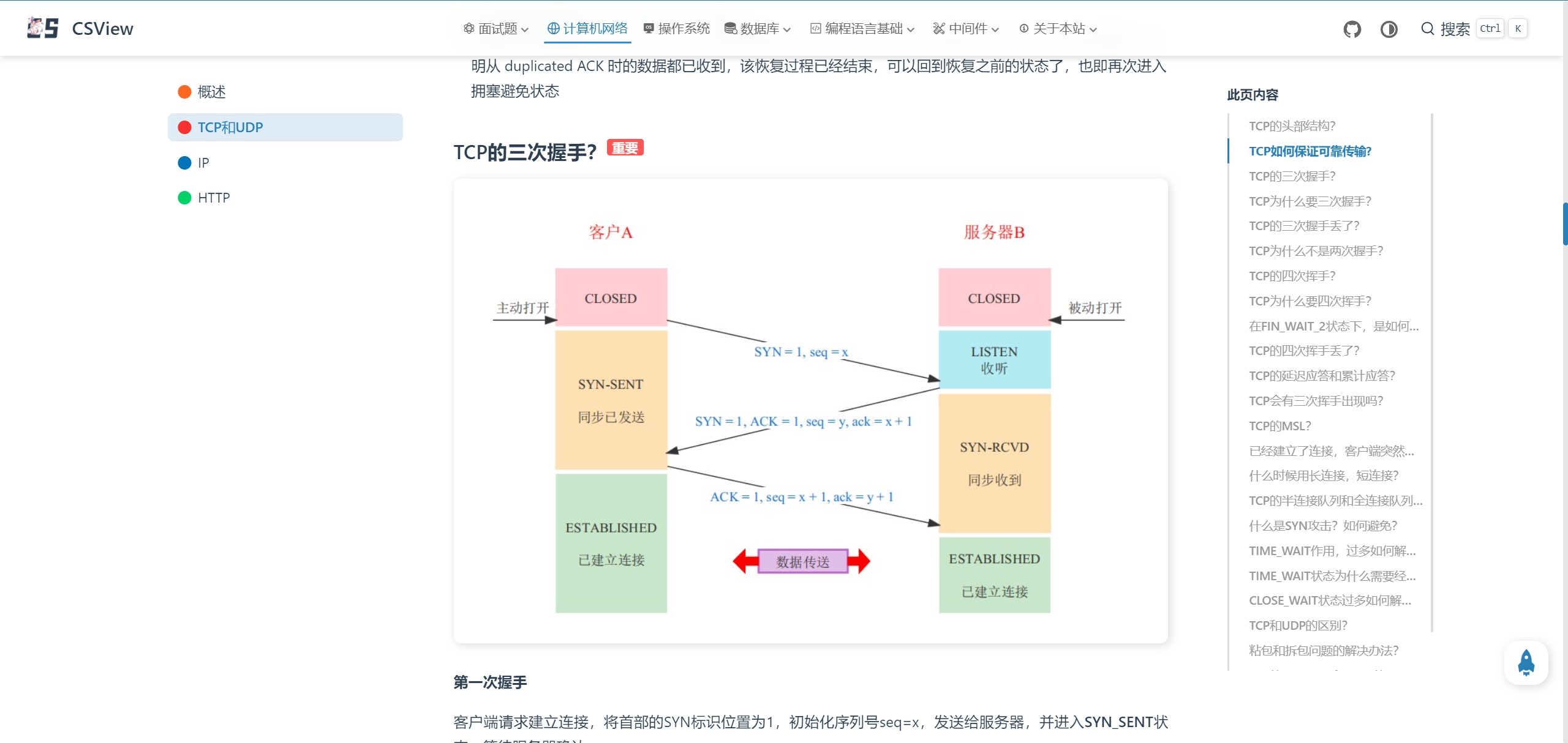 开源了一个最强计算机校招八股文网站 知乎