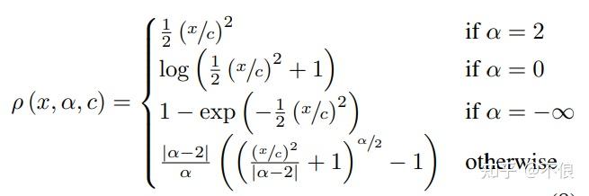 论文阅读：A General and Adaptive Robust Loss Function - 知乎