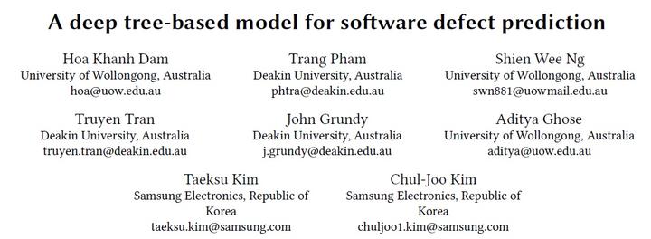 A deep tree-based model for software defect prediction - 知乎