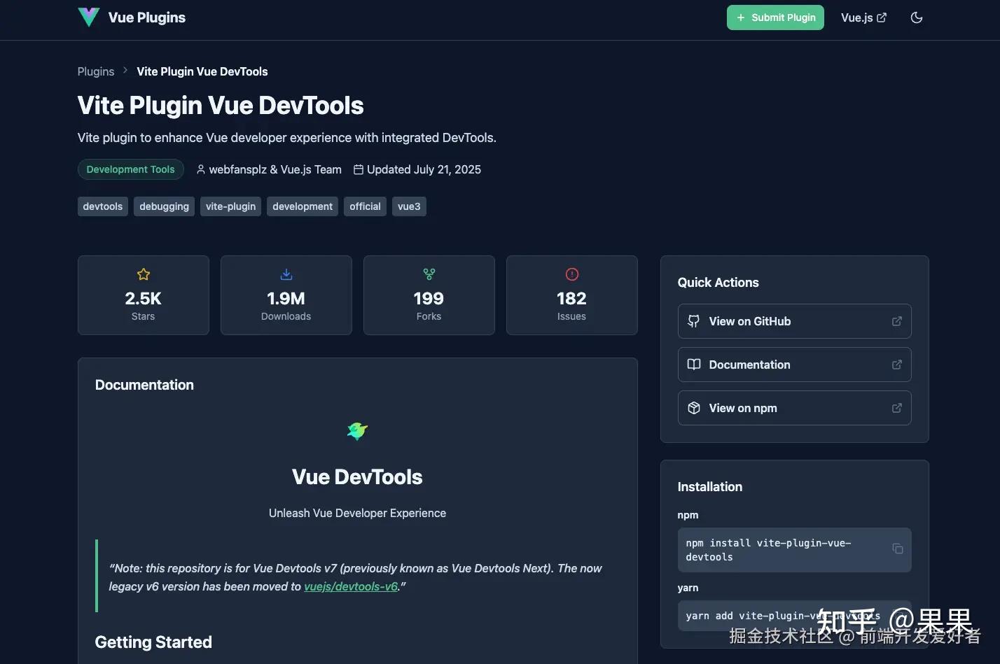 尤雨溪力荐 Vue-Plugins-Collection！Vue 生态 最强插件 导航！ - 知乎
