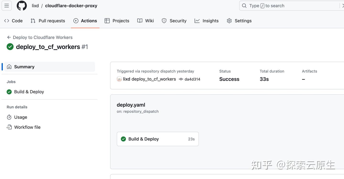 基于 Cloudflare Workers 和 cloudflare-docker-proxy 搭建镜像加速服务 - 知乎
