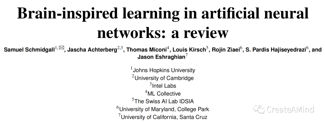 人工神经网络中的脑启发学习综述 - 知乎