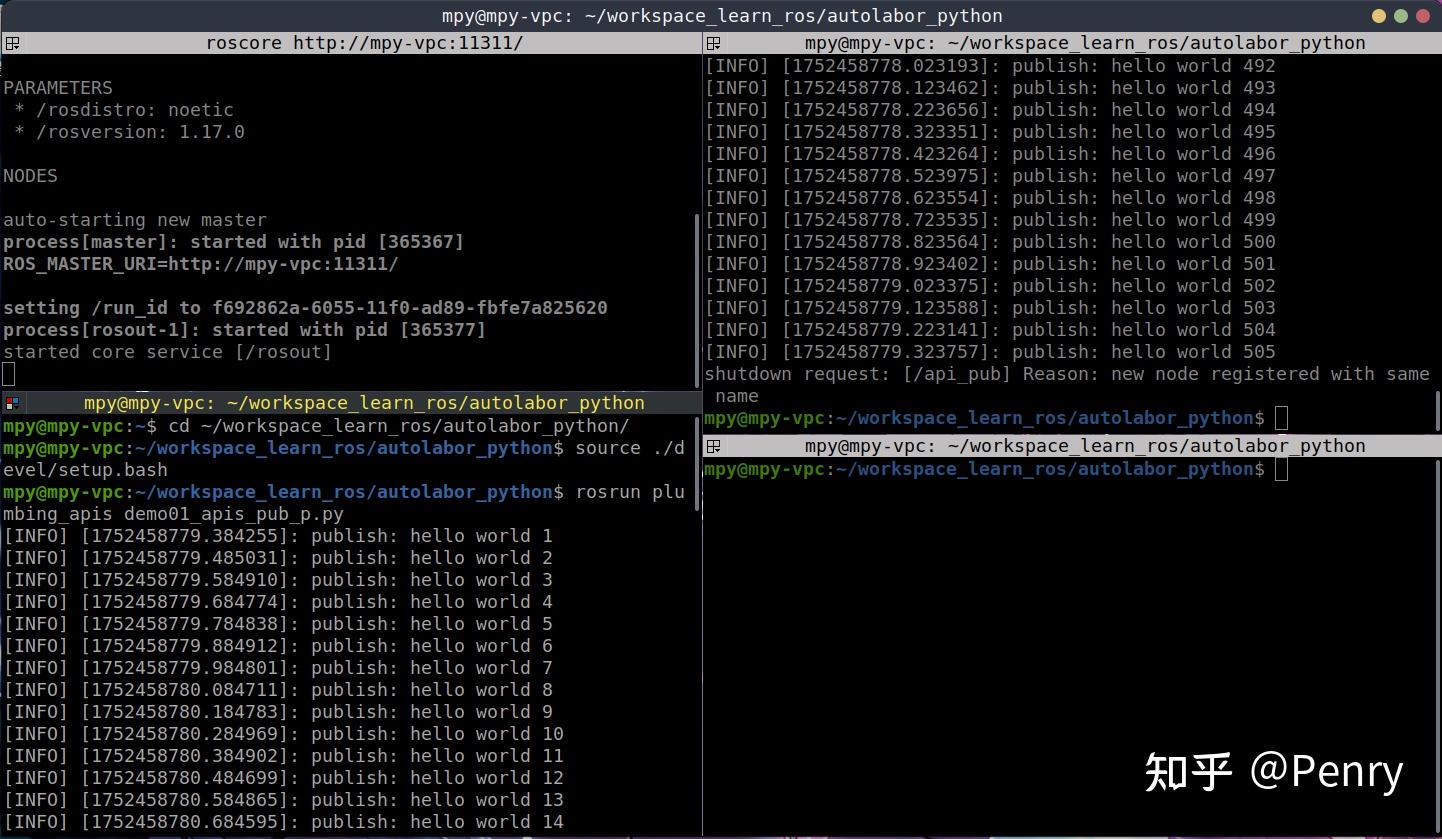 AutoLabor-ROS-Python 学习记录——第三章 ROS通信机制 - 知乎