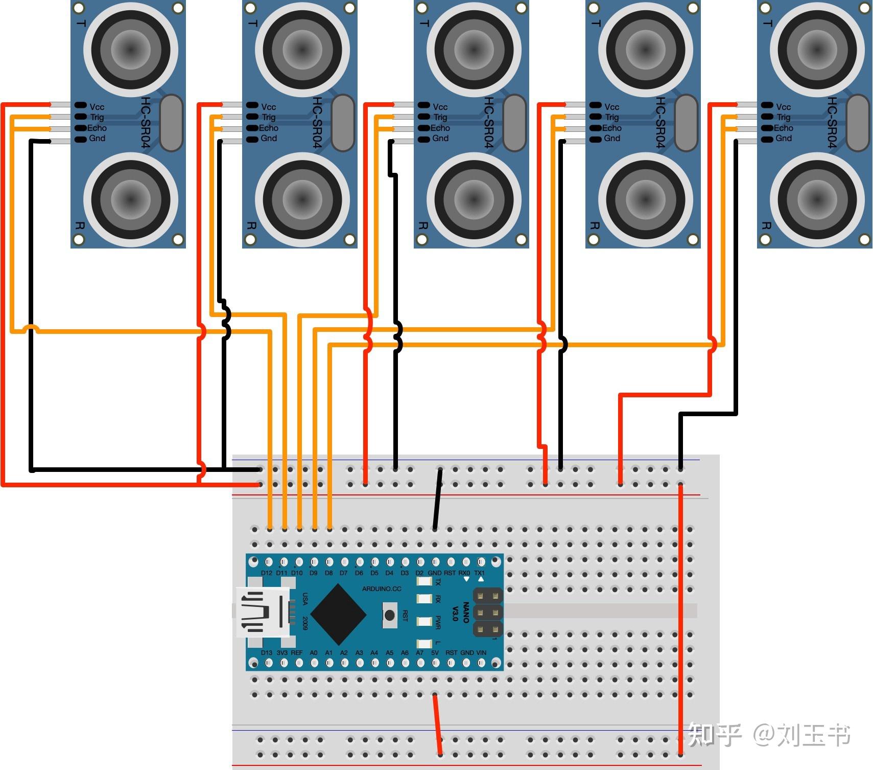 用arduino和python构建声纳传感器阵列。 知乎 