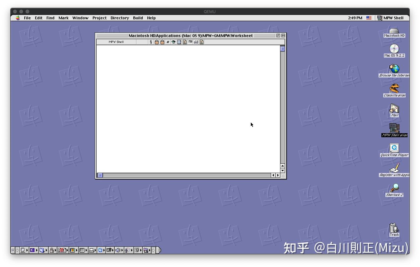 Mac OS 9 编程初体验 - 知乎