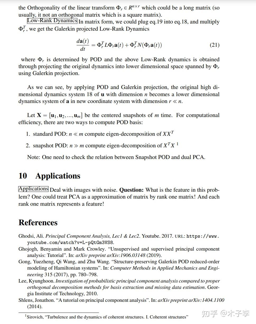Proper Orthogonal Decomposition (POD and PCA) - 知乎