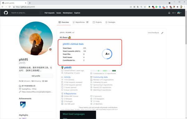 Github 个人主页美化(下) 知乎