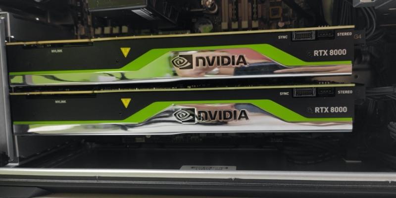 用两块RTX 8000做AI模型训练是什么体验？ - 知乎