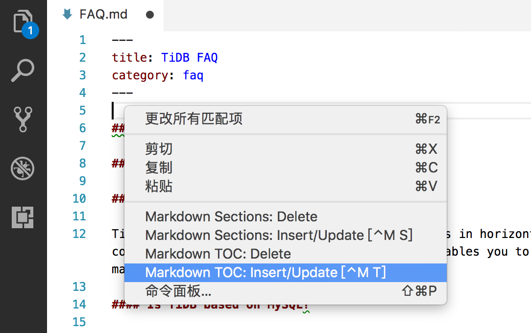 实用帖 | 如何为 Markdown 文件自动生成目录？ - 知乎