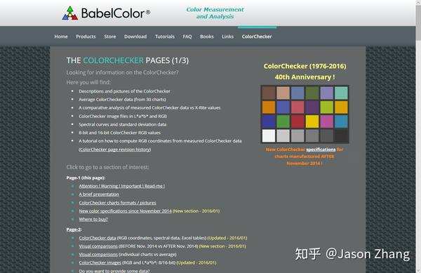 颜色科学相关数据库合集 - 知乎