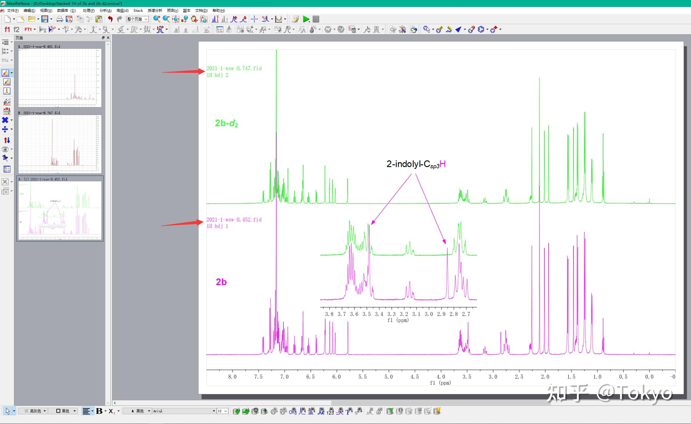 MestReNova基操-叠加图中识别谱图 - 知乎