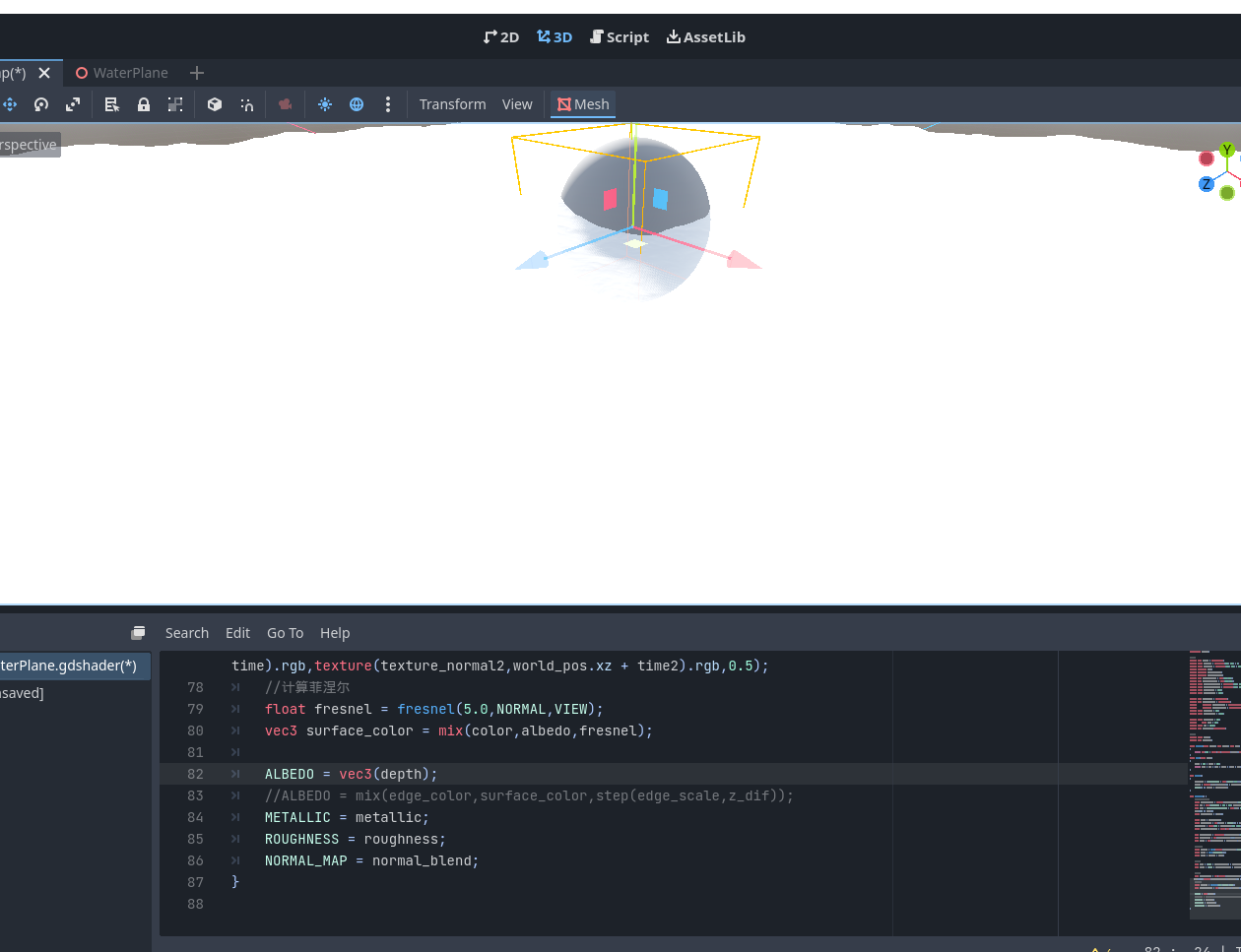【Godot】简单水体渲染 - 知乎
