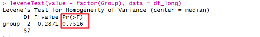 方差齐性检验 - 知乎