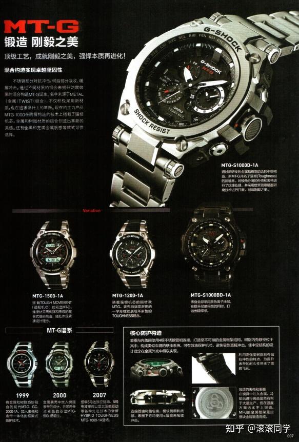 金属+树脂，卡西欧G-SHOCK的俊后生，MT-G系列介绍 - 知乎