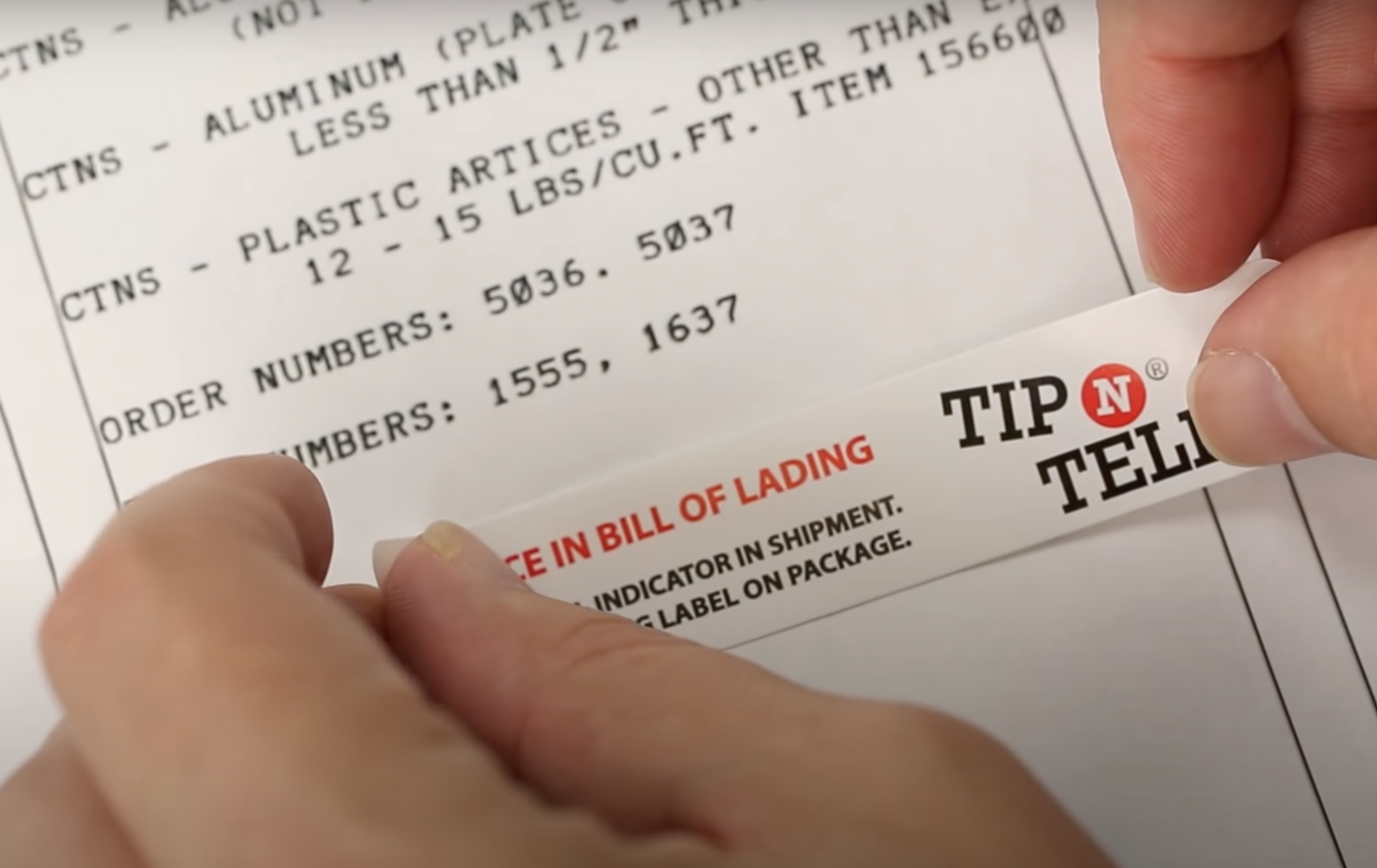 Tip-N-Tell 包裹倾倒指示器 - 知乎