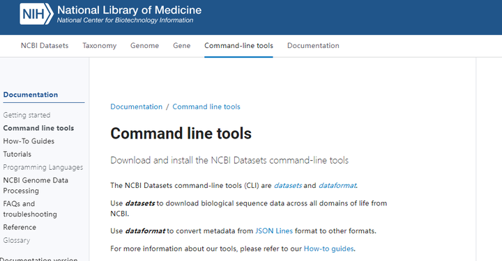 datasets：批量下载NCBI数据 - 知乎