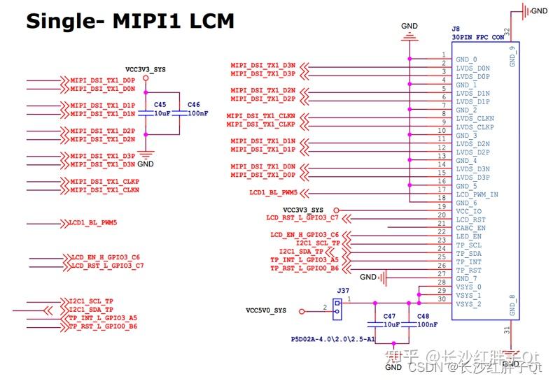 硬件开发笔记（十四）：RK3568底板电路LVDS模块、MIPI模块电路分析、LVDS硬件接口、MIPI硬件接口详解 - 知乎