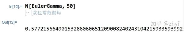 mathematica中的内置常数介绍 - 知乎