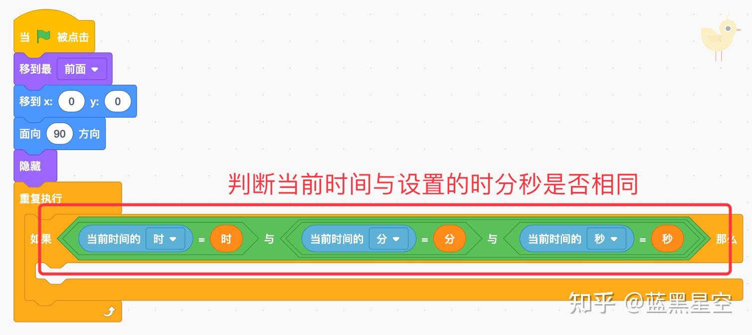 Scratch 3 学习手册【中级篇】——07 电子闹钟P2 - 知乎