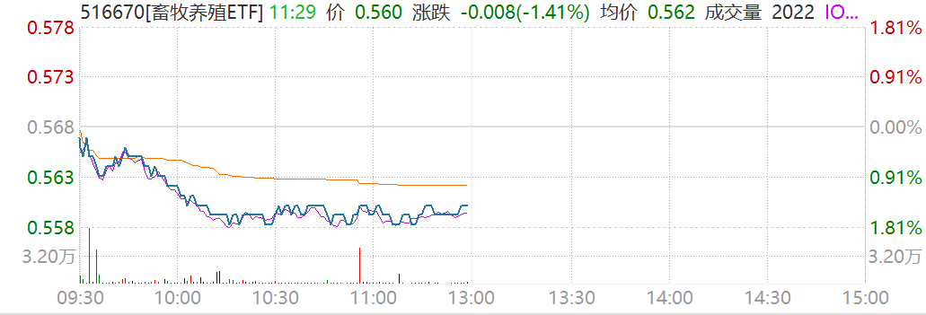 畜牧养殖ETF（516670）跌1.41%，机构：本轮去化多为高性能母猪，去化程度或更深 - 知乎