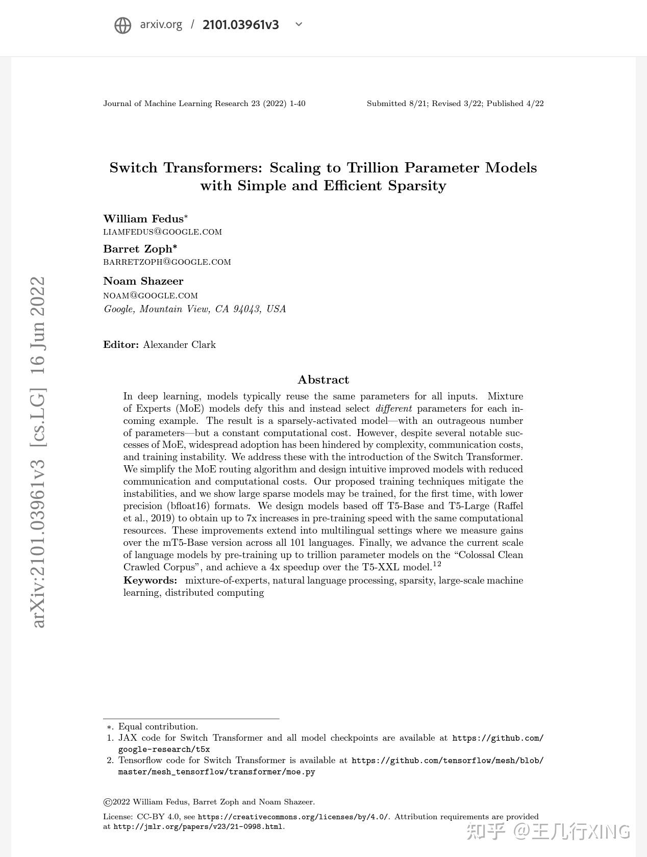 Switch Transformer：MoE+Transformer 分本分类案例（Keras + PyTorch） - 知乎