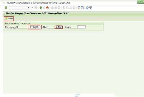 SAP QM初阶之QS26 - Where-Used List for Master Insp. Characteristic - 知乎