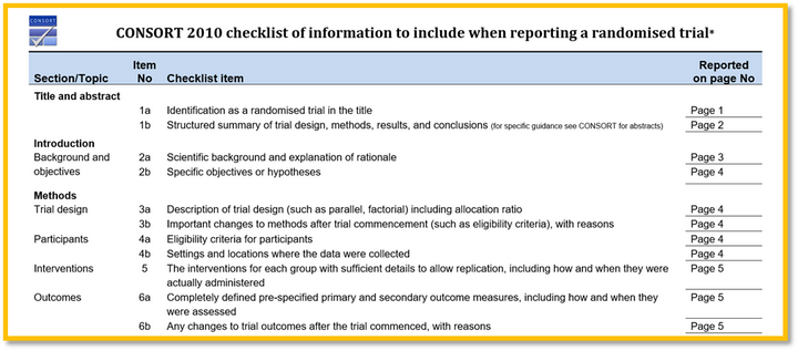 如何填写CONSORT checklist - 知乎