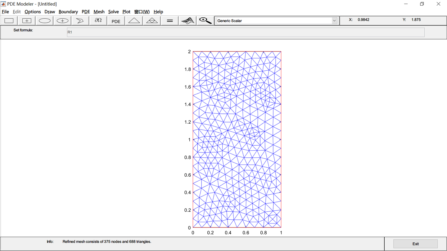 MATLAB 偏微分方程工具箱 pdetool 入门教程 - 知乎