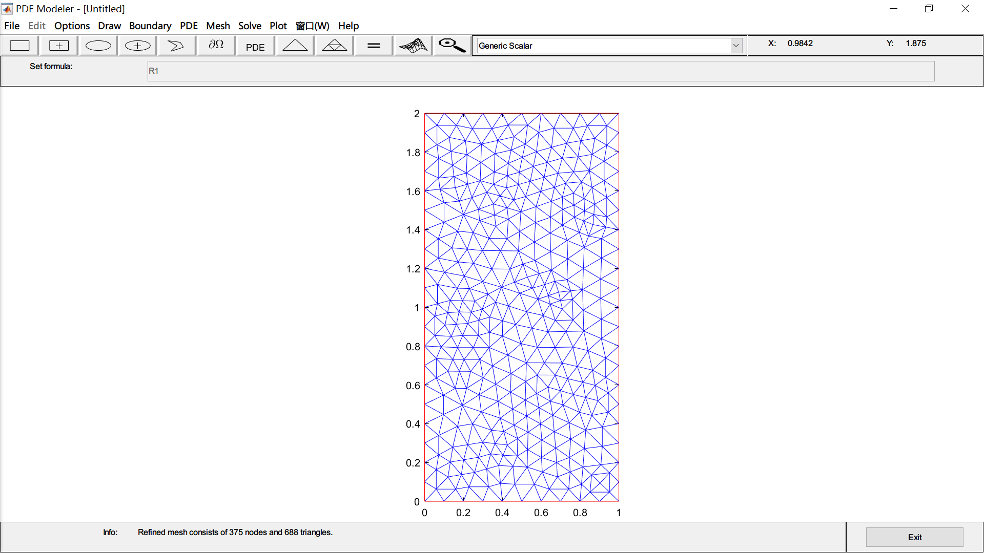 MATLAB 偏微分方程工具箱 pdetool 入门教程 - 知乎