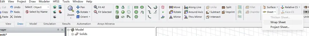HFSS共形功能简介--Wrap Sheet和Project Sheet - 知乎