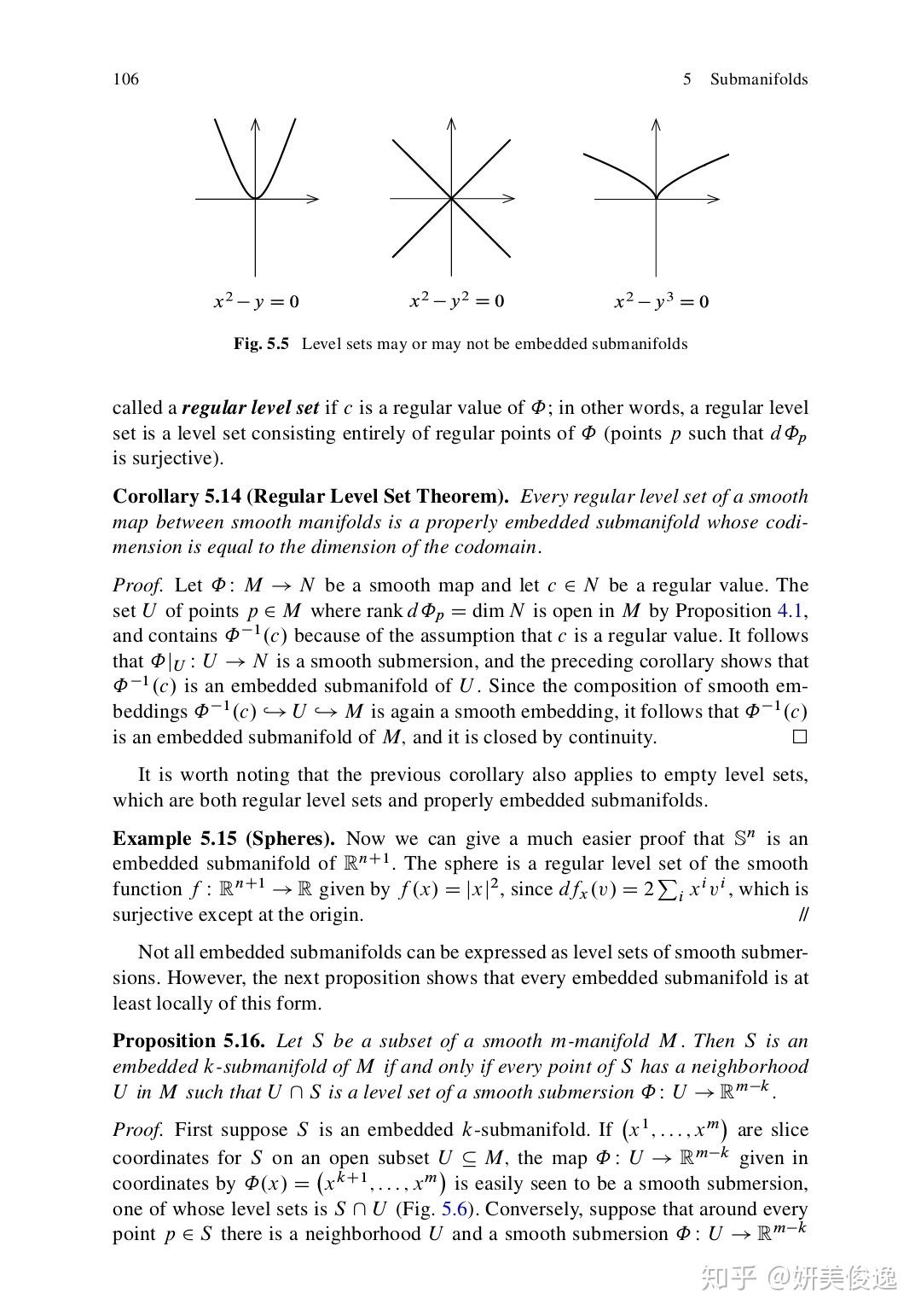 Show That The Cuspidal Cubic x y R 2 x 2 y 3 Is Not An Embedded