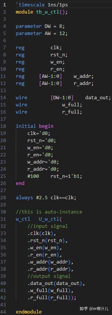 【效率提升-Python脚本】根据Verilog文件自动生成tb文件 - 知乎