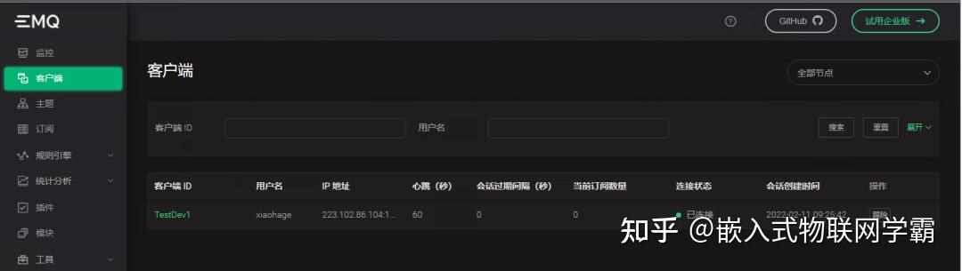 搭建自己的IOT服务器平台——EMQ - 知乎
