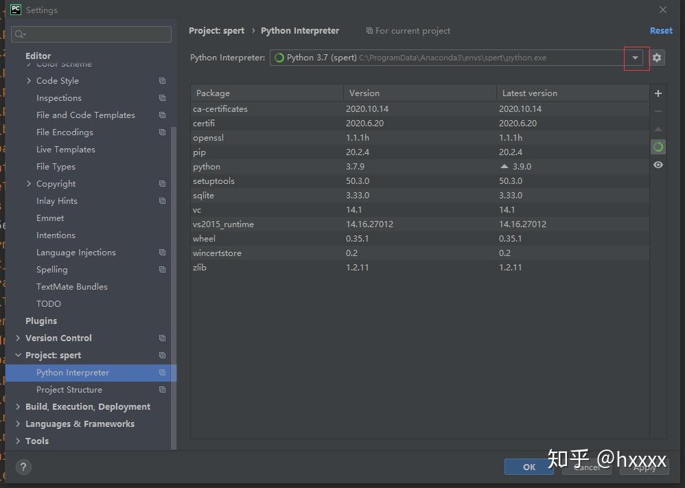 新建python环境并在spyder中切换 - 知乎