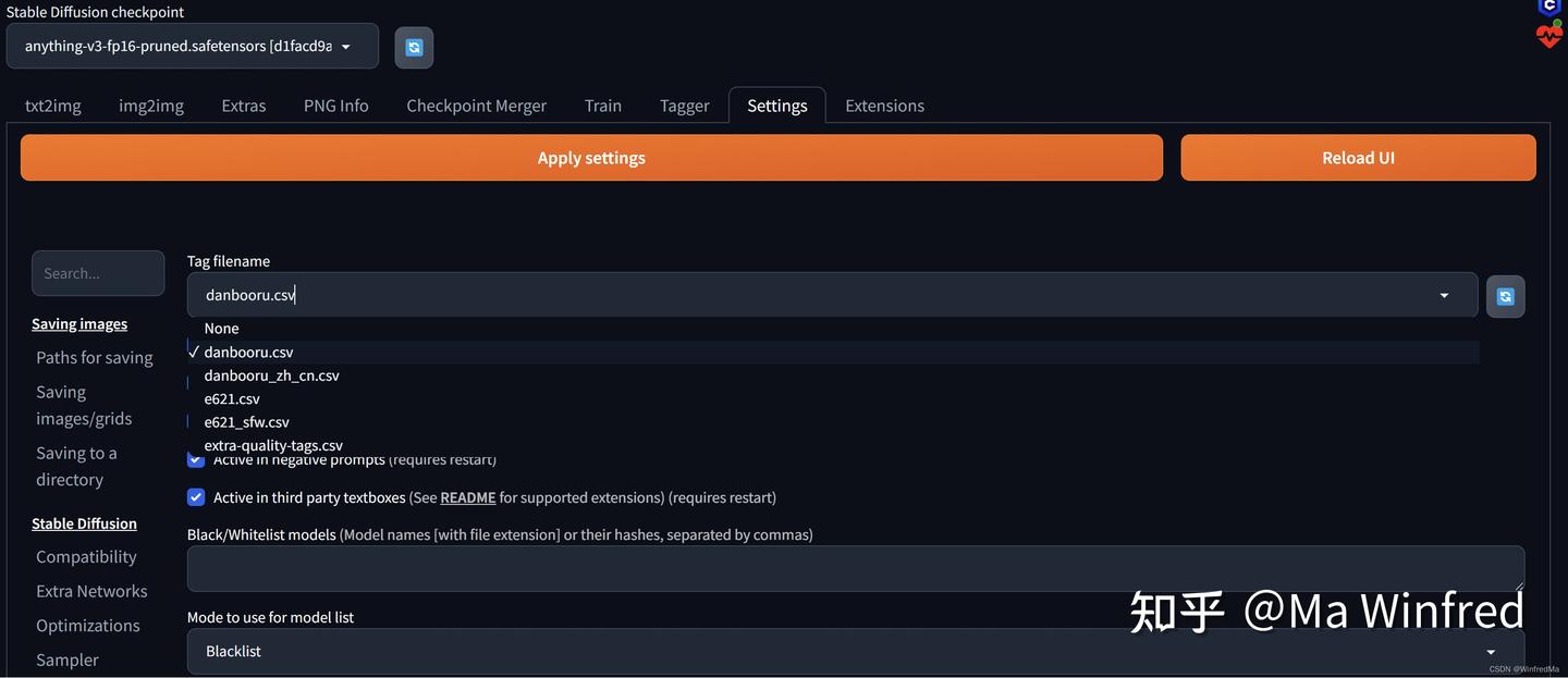 Stable Diffusion WebUI Tag相关的2个插件 - 知乎