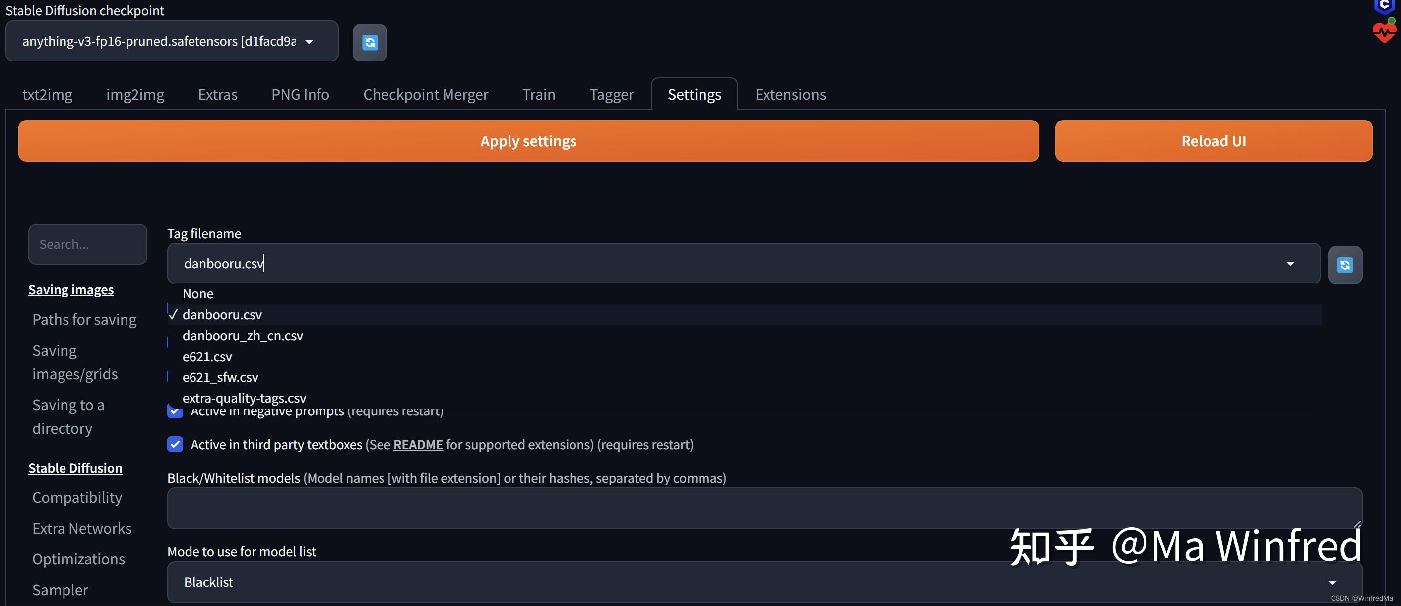 Stable Diffusion WebUI Tag相关的2个插件 - 知乎