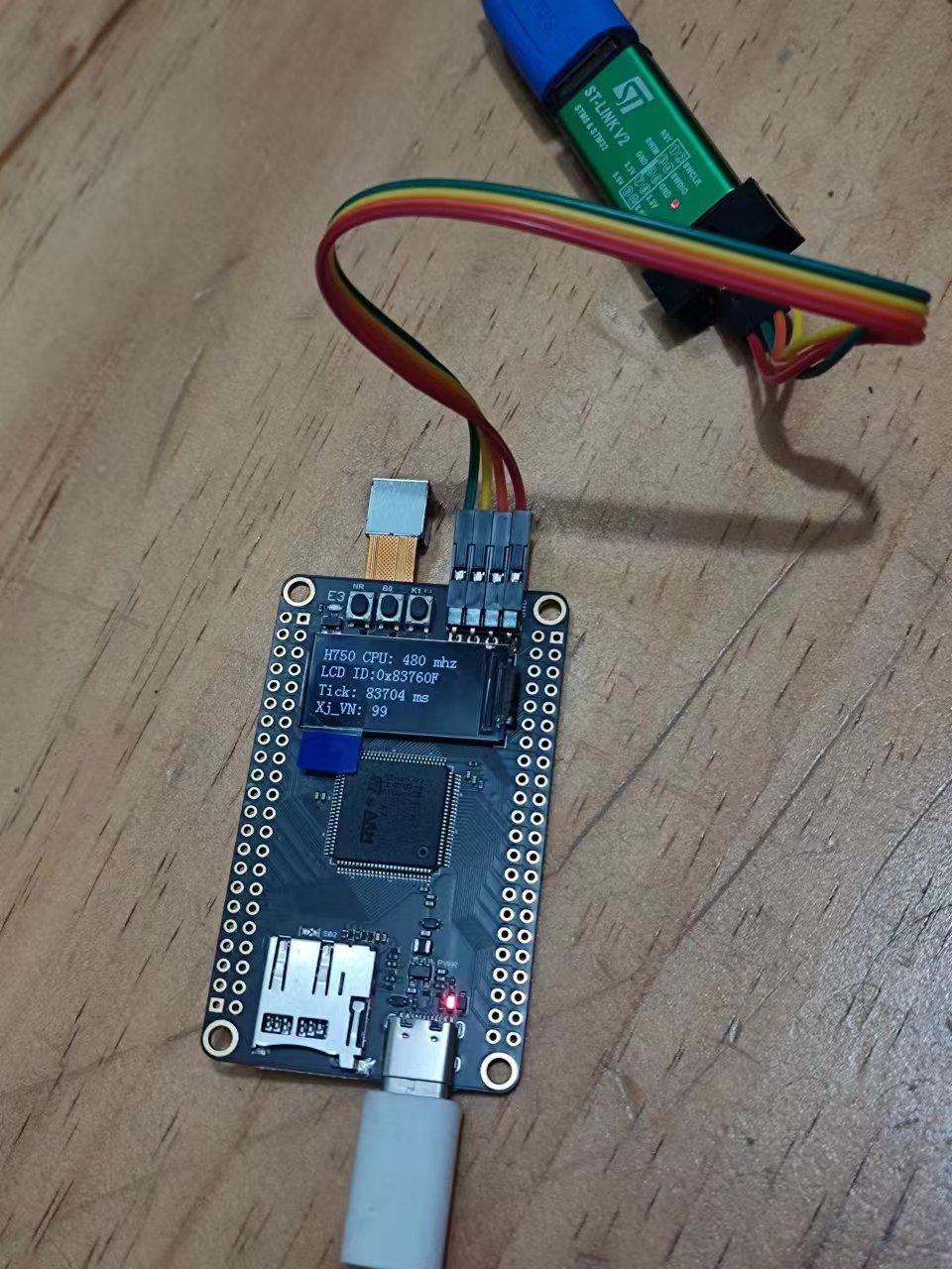 Arduino移植Stm32H7主板HAL，WeActStm32H7xx_LcdTestSt7735_LED_Delay_Blink ...