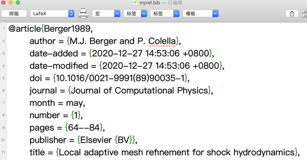 使用BibDesk编辑Latex文献 - 知乎