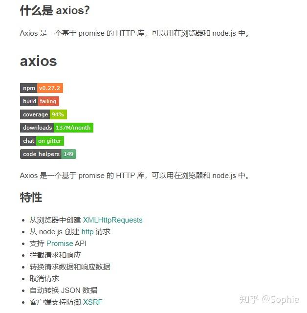 Axios-HTTP库 - 知乎