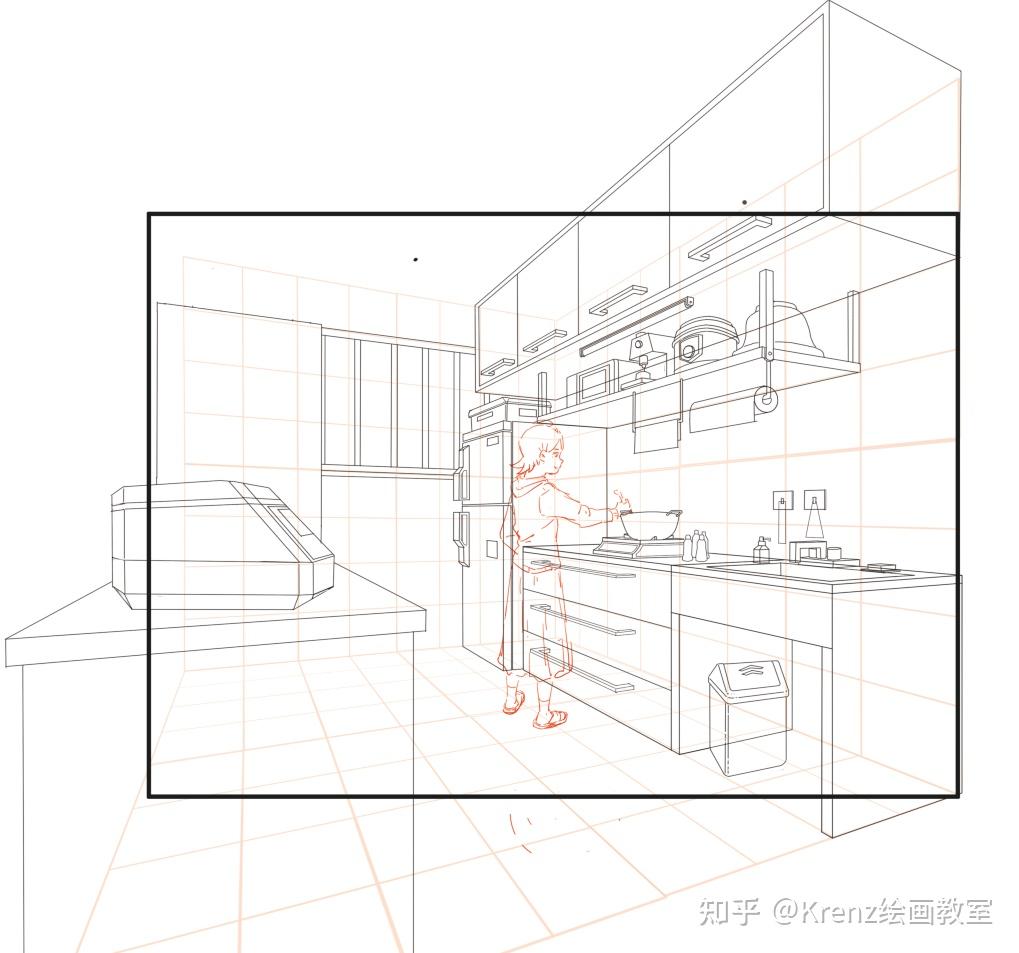 Krenz绘画教室【优秀作业心得】基础透视与结构-0123 - 知乎