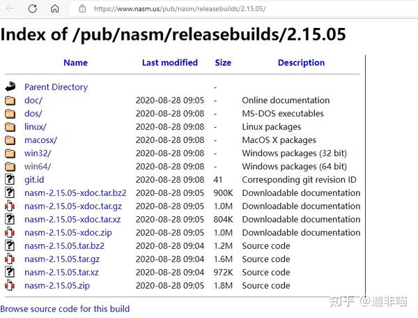 windows11+NASM下载安装简单测试 - 知乎