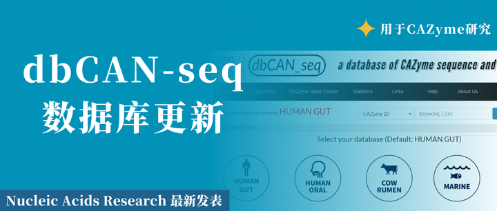 用于CAZyme研究领域的数据库——dbCAN-seq数据库更新 - 知乎