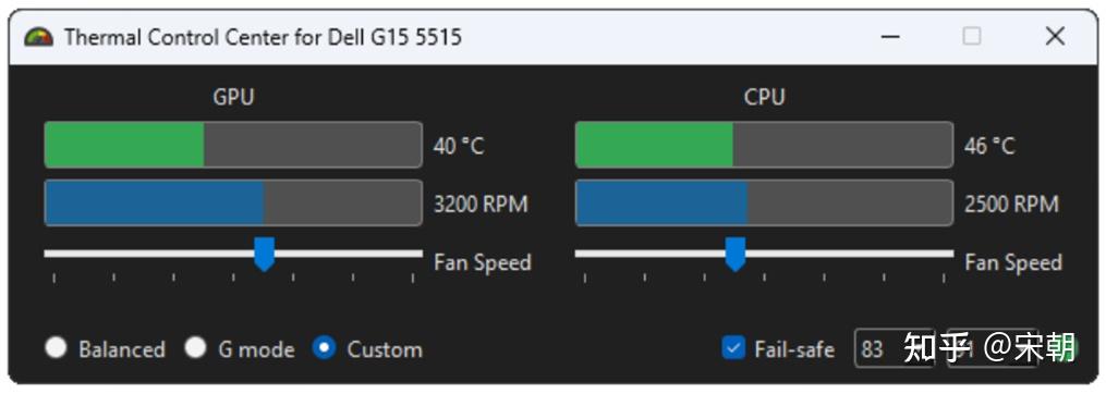 戴尔G15风扇控制程序Thermal Control Center（替代AWCC） - 知乎