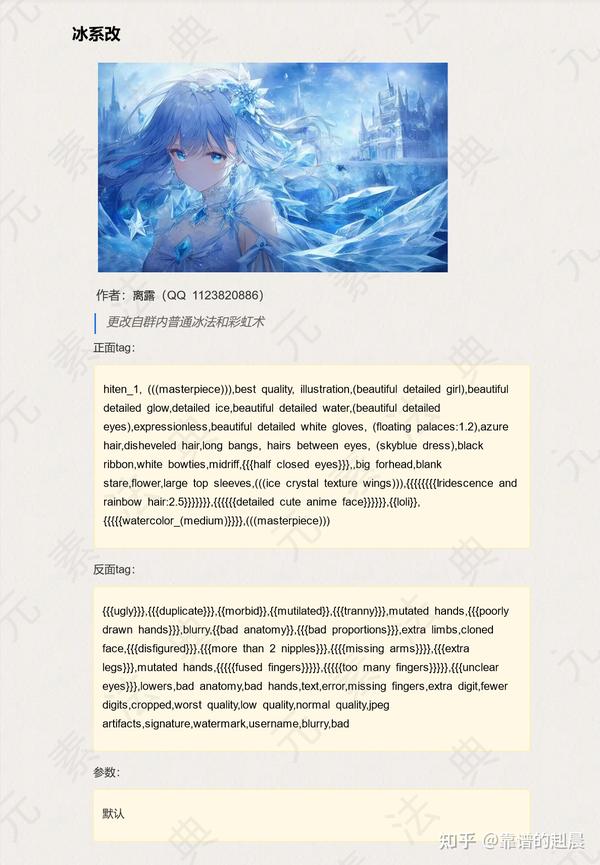 NovelAI咒语指南，关键词与生成图展示 - 知乎