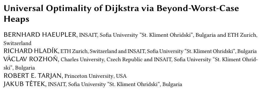 40年后，Dijkstra算法极限再被突破，清华段然团队更快最短路径算法摘STOC最佳论文 - 知乎