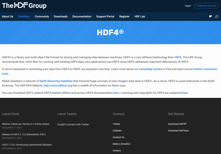 地理信息-0017-HDF4-简介及安装包安装 - 知乎