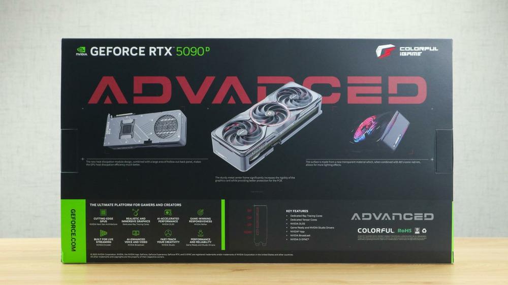 万众期待，RTX 50系首张显卡开箱：七彩虹iGame GeForce RTX 5090 D Advanced 32GB来了！ - 知乎