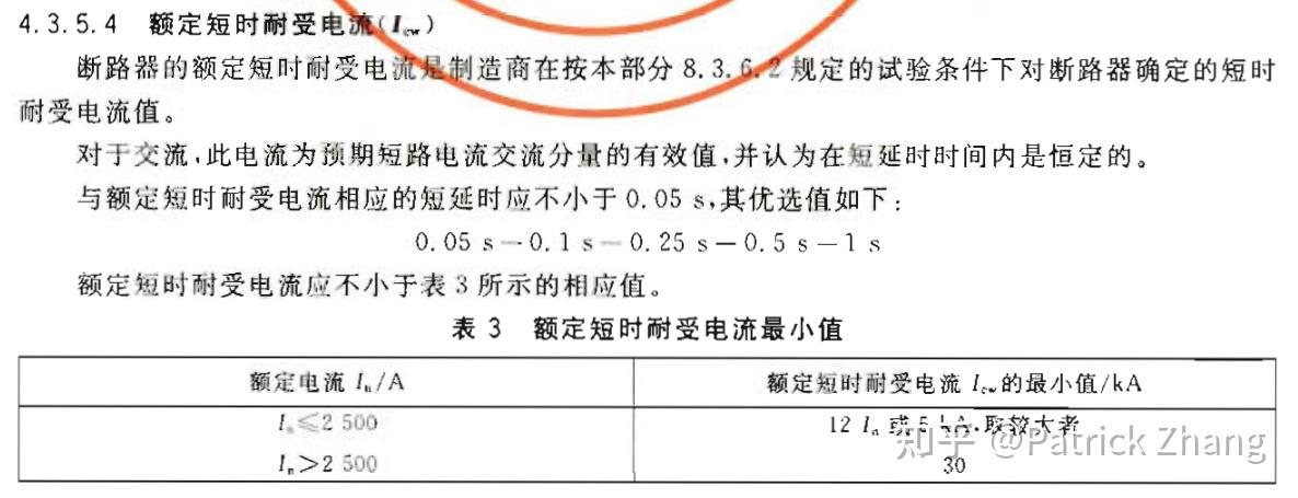 空气开关断路器中的 Ics、Icu、Icw 分别是什么电流？ - 知乎