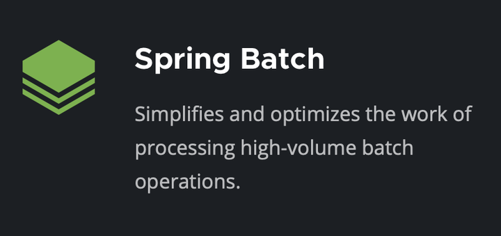 Spring batch 撸起 - 知乎